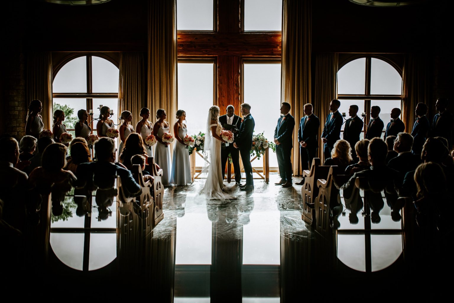 Stunning Examples of Reflection Photography at Weddings - Wedding Maps